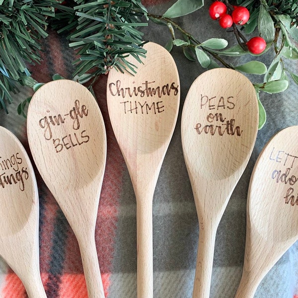 Christmas Spoons - Etsy