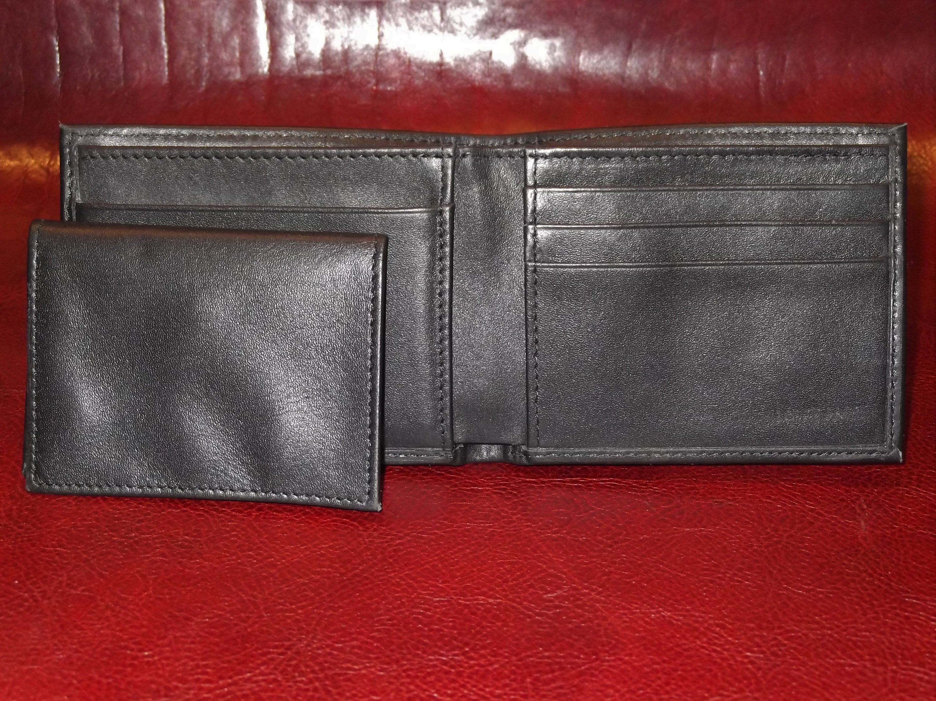 LION RAMPANT LION Bifold Wallet Top Grain Cowhide Leather | Etsy