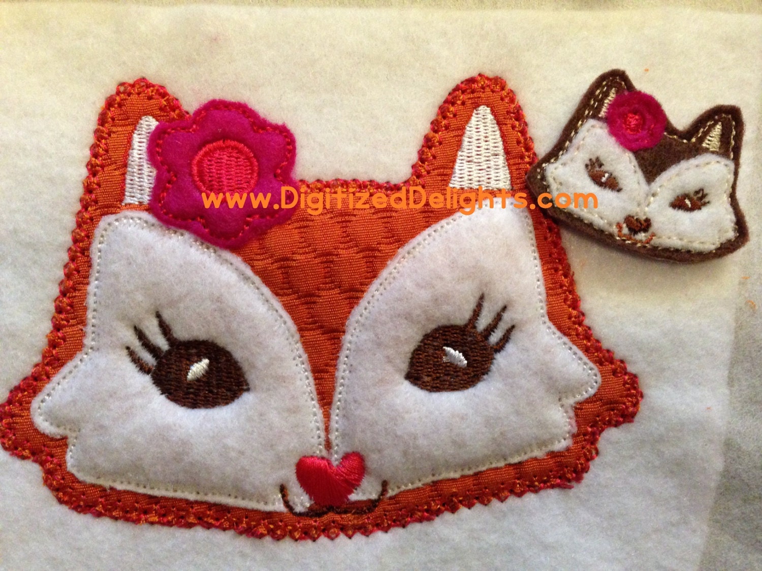 Foxy Fox Applique Embroidery Fall Design Instant Download - Etsy