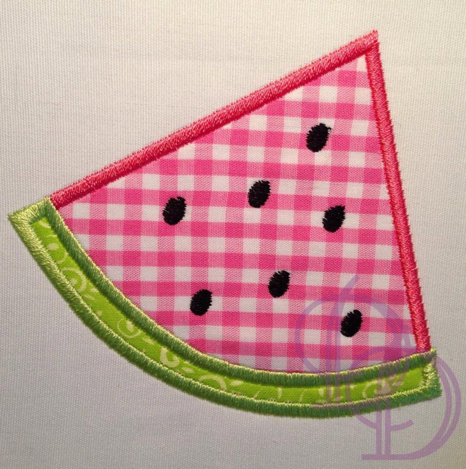 Watermelon Triangle Slice Applique Embroidery Design Instant - Etsy