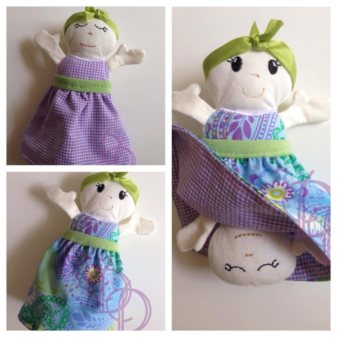 Flip Doll Two in One Embroidery in the Hoop Doll Original - Etsy