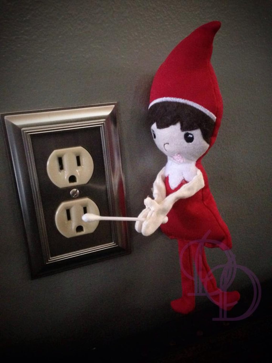 Mischievous Elf Stuffie ITH Embroidery Design Instant Download - Etsy