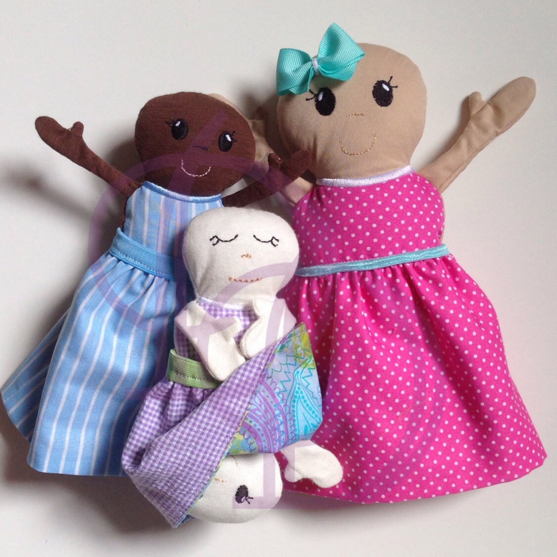 Flip Doll Two in One Embroidery in the Hoop Doll Original - Etsy