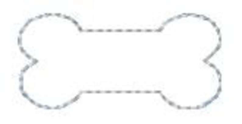 Dog Bone ITH Feltie Embroidery In The Hoop Design Instant | Etsy