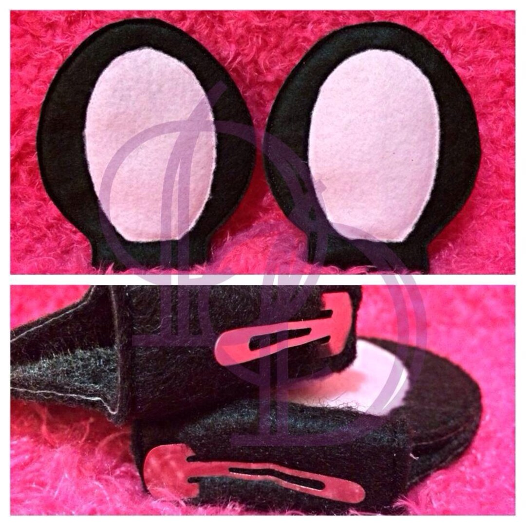 3 Different Styles Animal Ears for Embroidery Machines in the Hoop ...