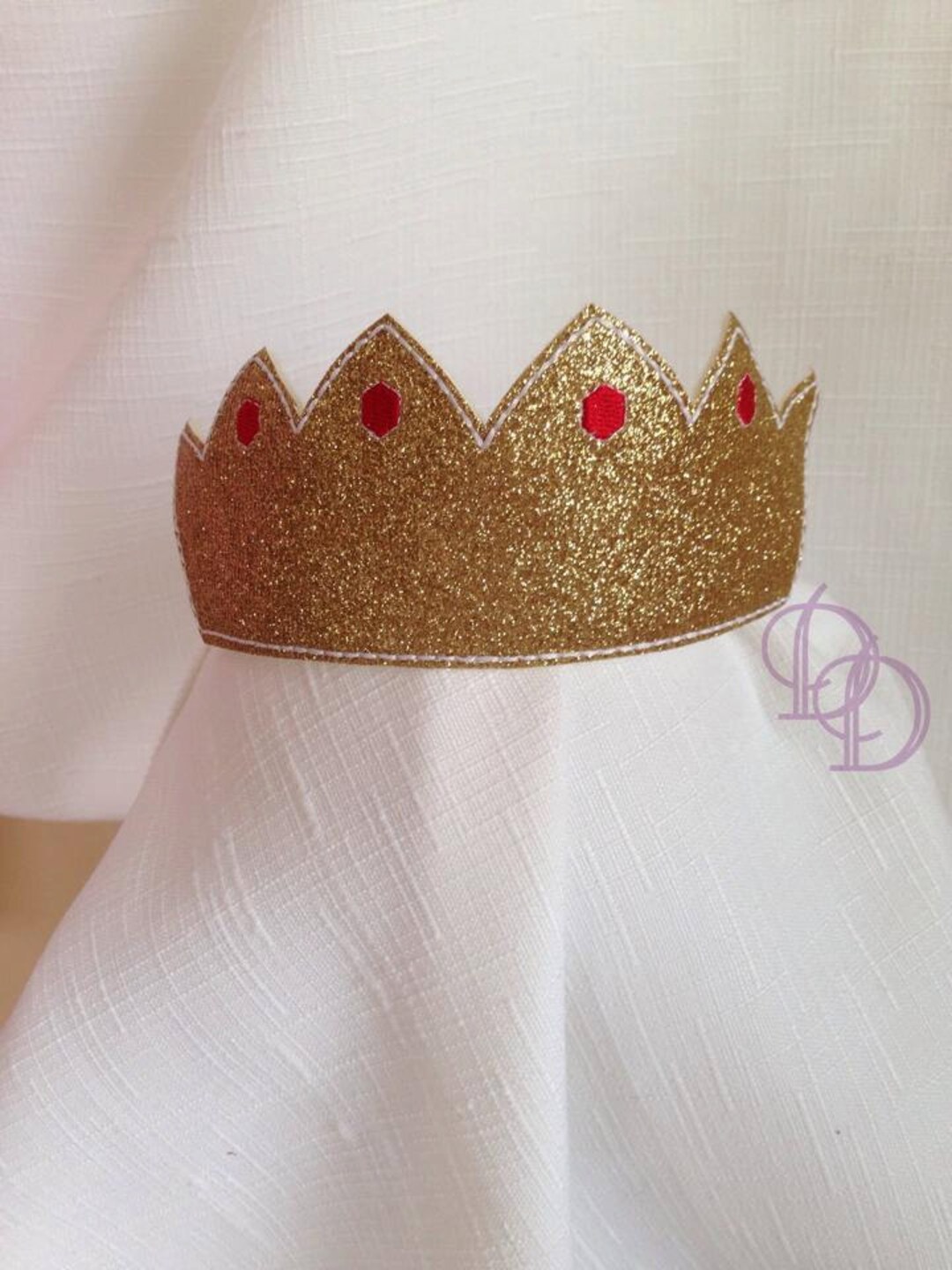 Beautiful Kings Prince Crown Embroidery ITH Design PDF Tutorial - Etsy