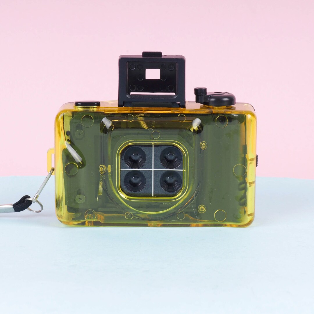 Yellow 4-lens Action Camera: New 35mm Lomography Point & Shoot - Etsy