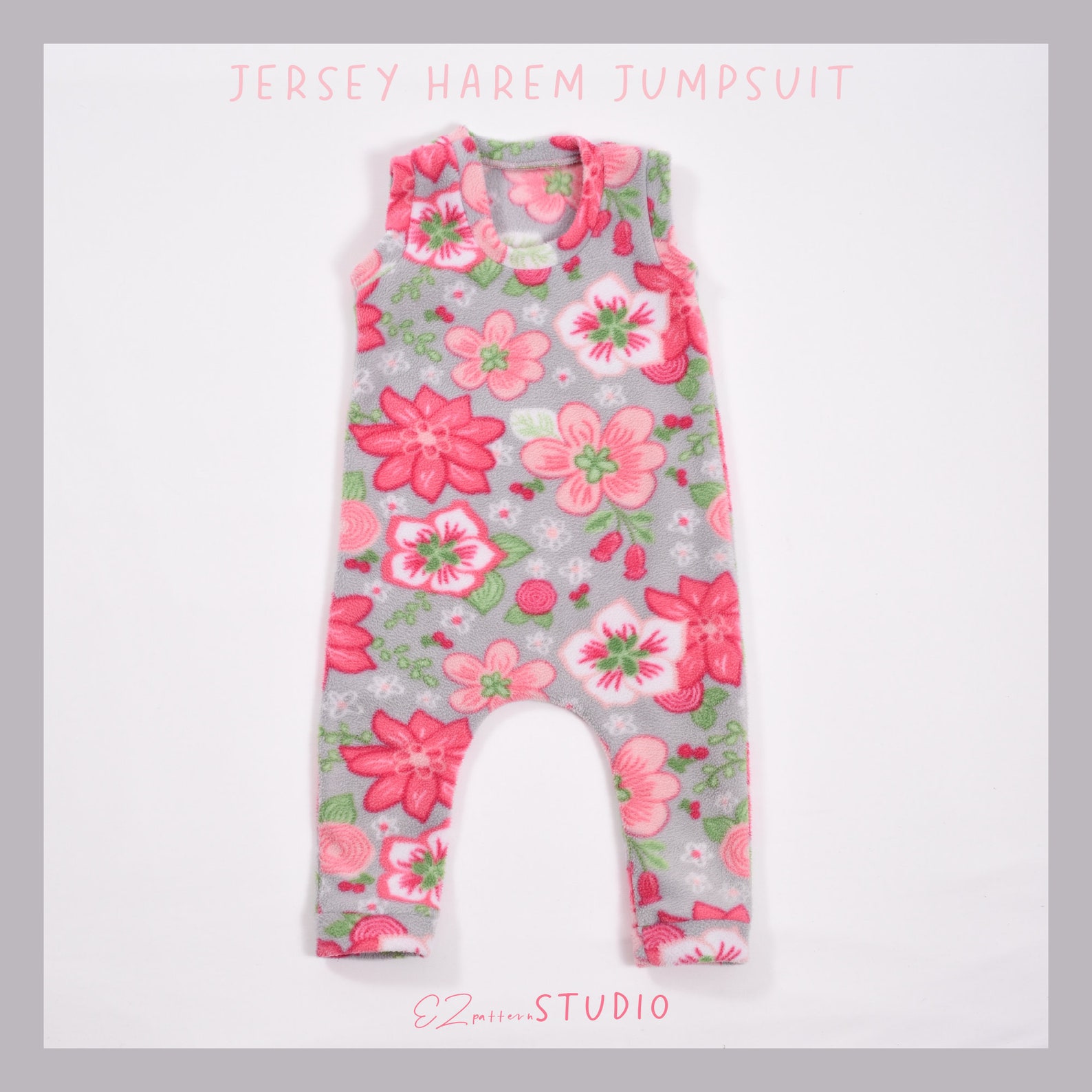 JERSEY Jumpsuit Sewing PDF Pattern for Baby/toddler // Kids - Etsy