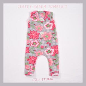 JERSEY Jumpsuit Sewing PDF Pattern for Baby/toddler // Kids Toddler 1 3 ...