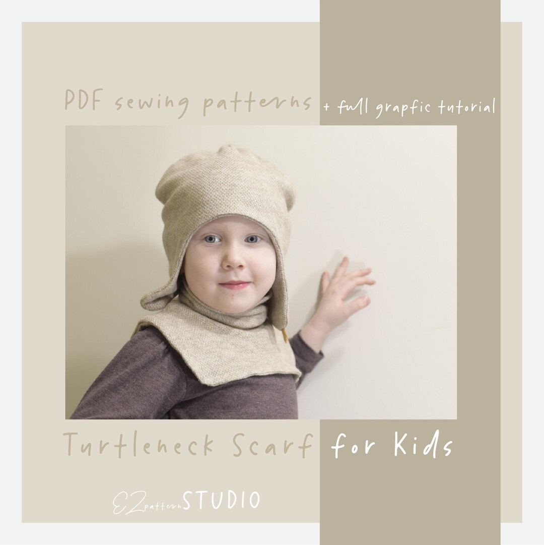Neck Warmer PDF Sewing Pattern for Kids / Neck Warmer Mock - Etsy UK