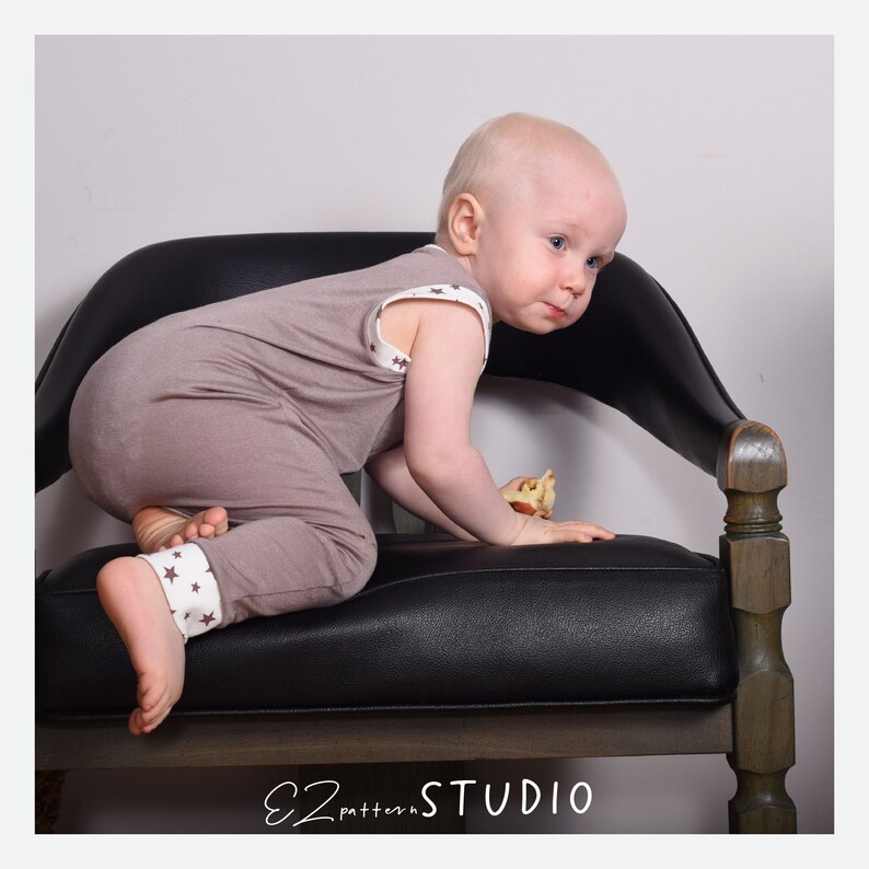 JERSEY Jumpsuit Sewing PDF Pattern for Baby/toddler // Kids - Etsy