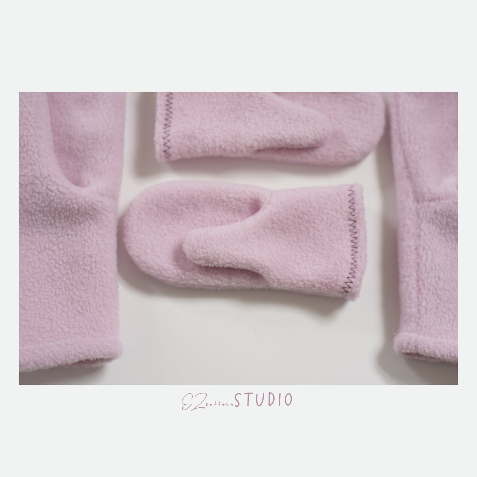 Simple Fleece Mittens PDF Sewing Pattern /12 Sizes: Kids of - Etsy