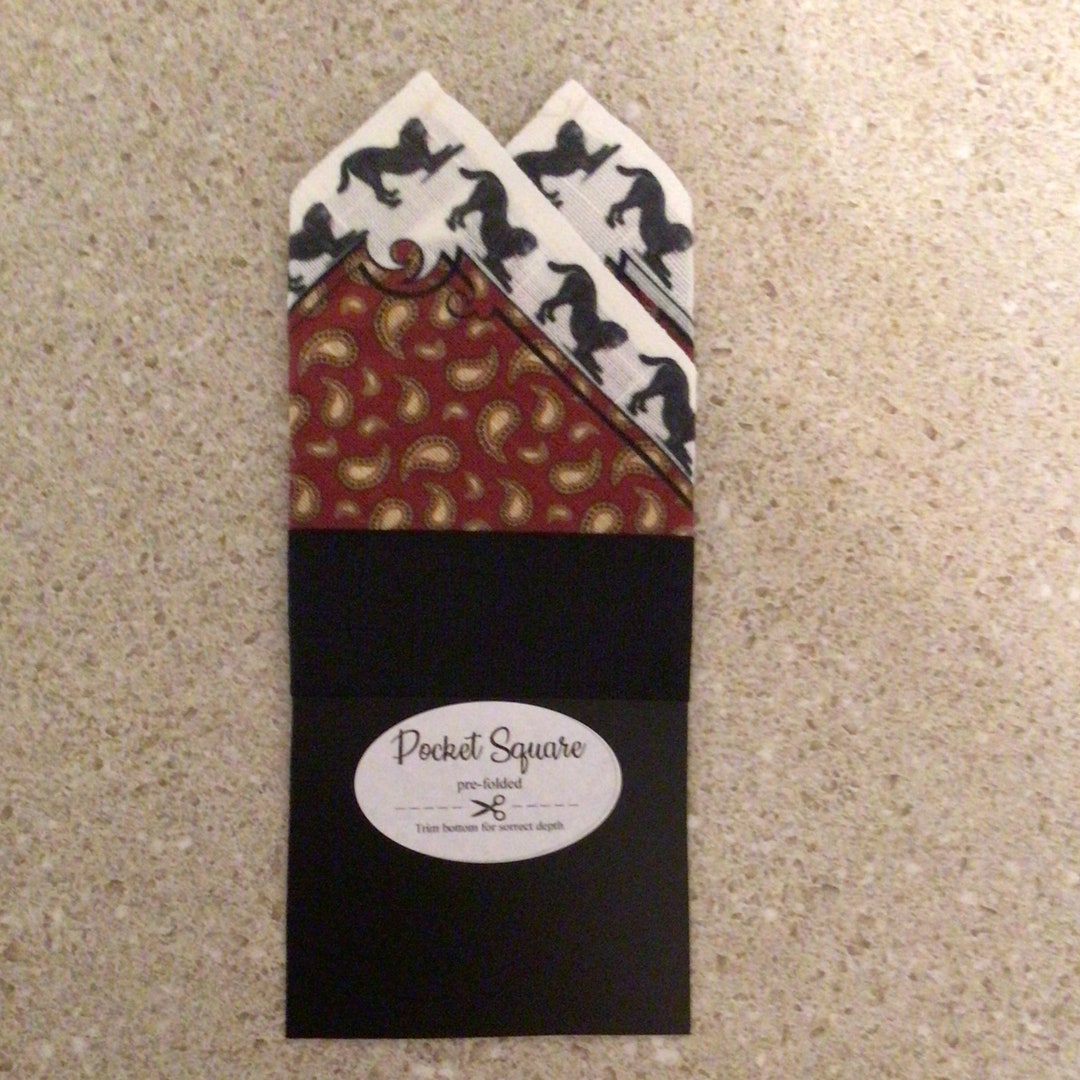 Pocket Square Pre-folded, Black Labrador Retriever - Etsy