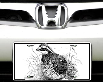 Quail License Plate - Etsy