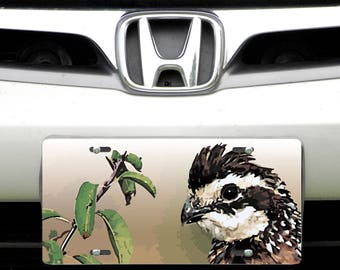 Quail License Plate - Etsy