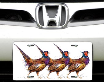 Pheasant License Plate - Etsy