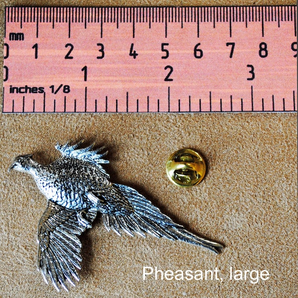 Pheasant Pin - Etsy