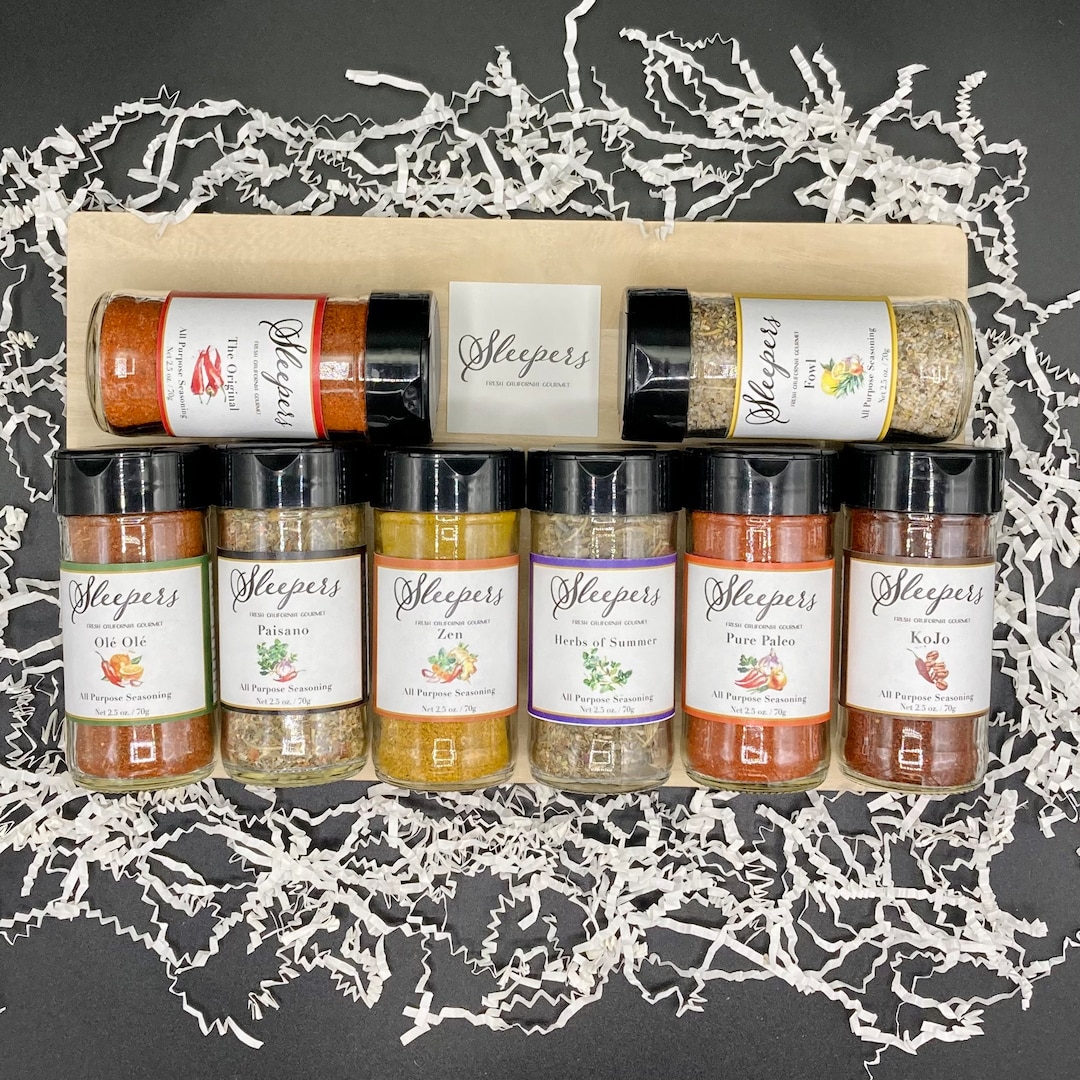The Great Eight™ Artisanal Gourmet Seasonings Set - 8 Flavors! Spice ...