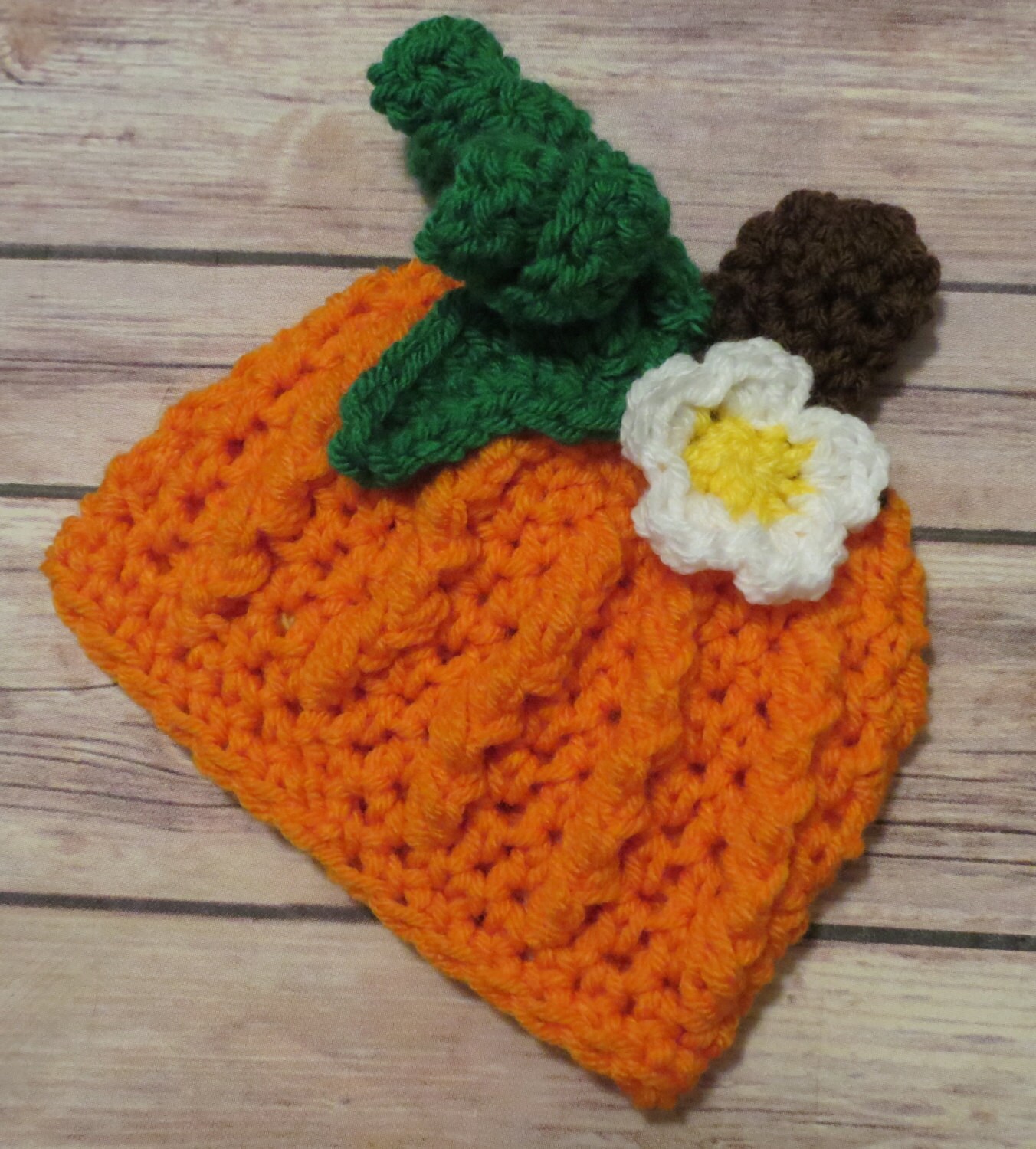 Candy Corn Pumpkin Hats Set of 2 Crochet Hats Autumn Fall - Etsy