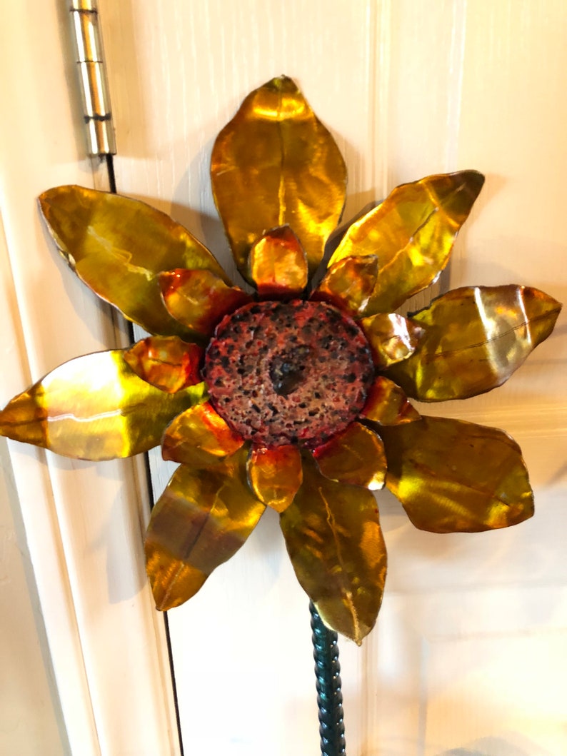 Multi Layer Sunflower Metal Sculpture, Metal Sunflower, Flower Metal ...