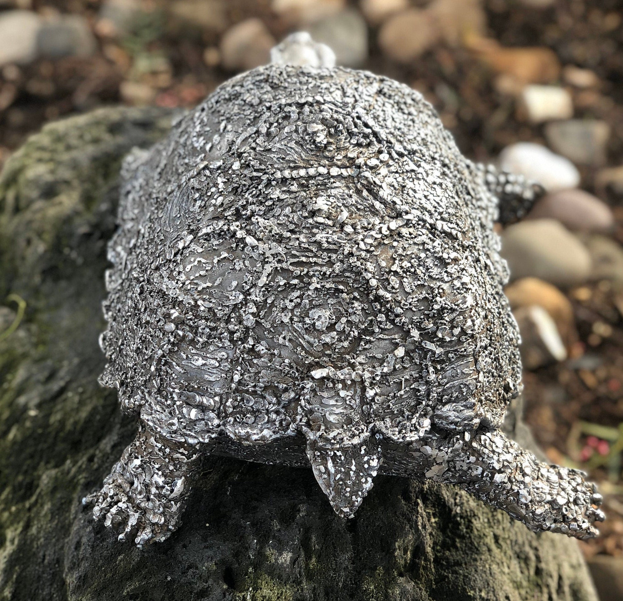 Metal Tortoise Garden Art Metal Turtle Yard Art Metal | Etsy