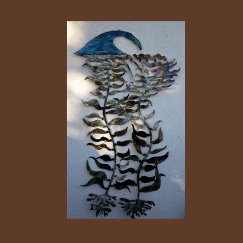 Kelp trees Metal Art Metal Náutico Wall Art Metal Kelp Bed | Etsy
