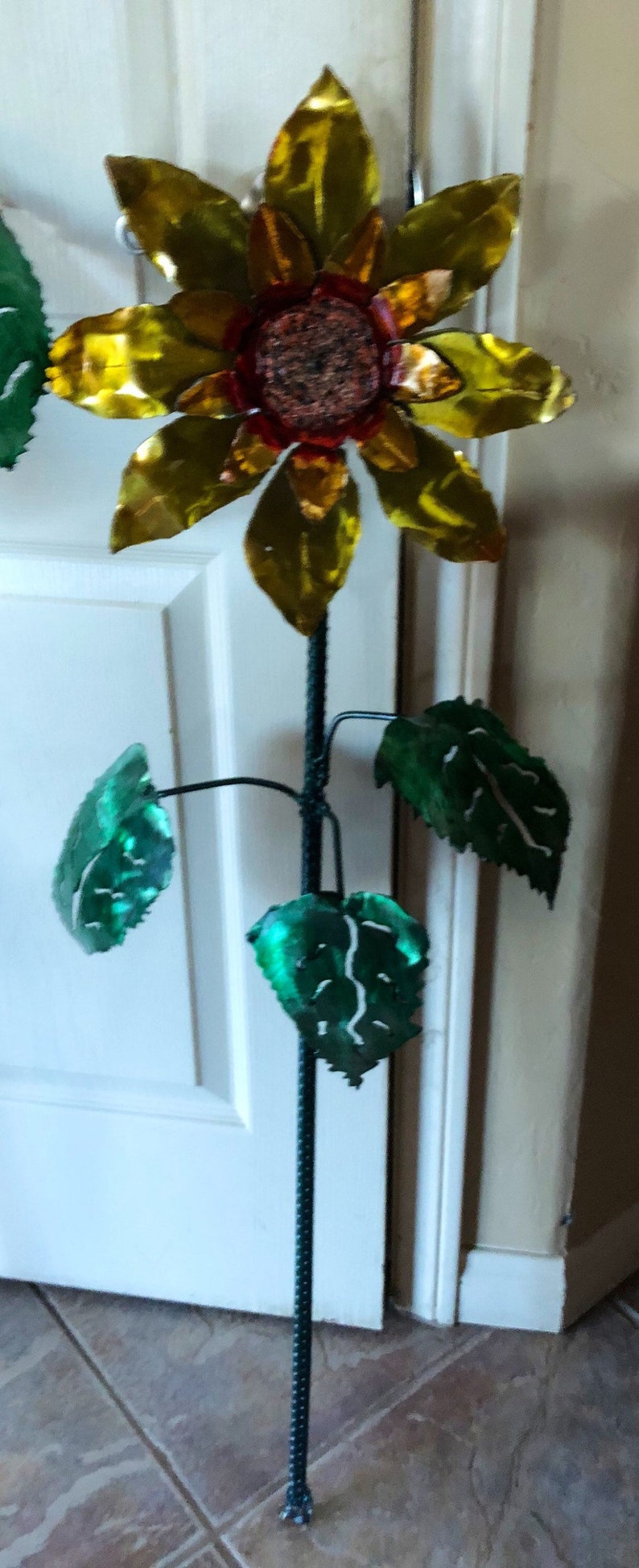 Multi Layer Sunflower Metal Sculpture, Metal Sunflower, Flower Metal ...