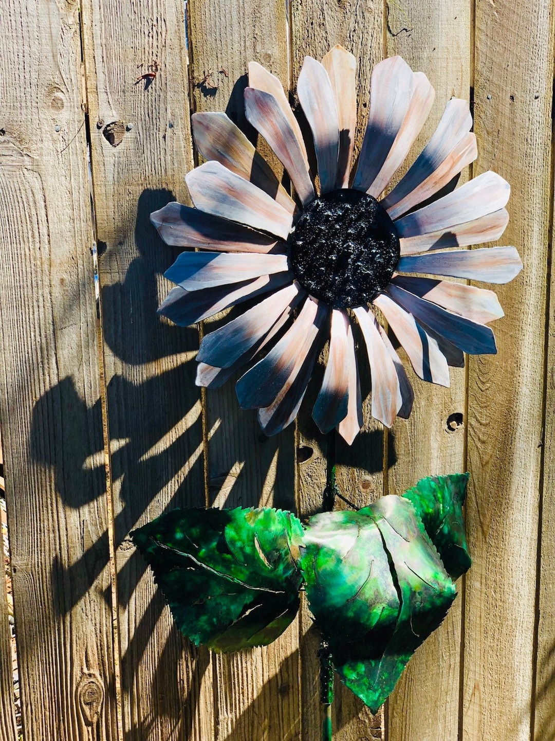 Sunflower Metal Art, Sunflower for Backyard, Yard Decor, Metal Flower ...