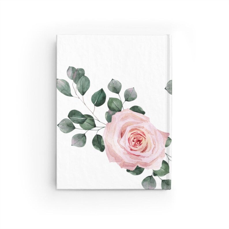 Pink Rose Journal Plant Lover Gift Rose Gift Inspirational - Etsy