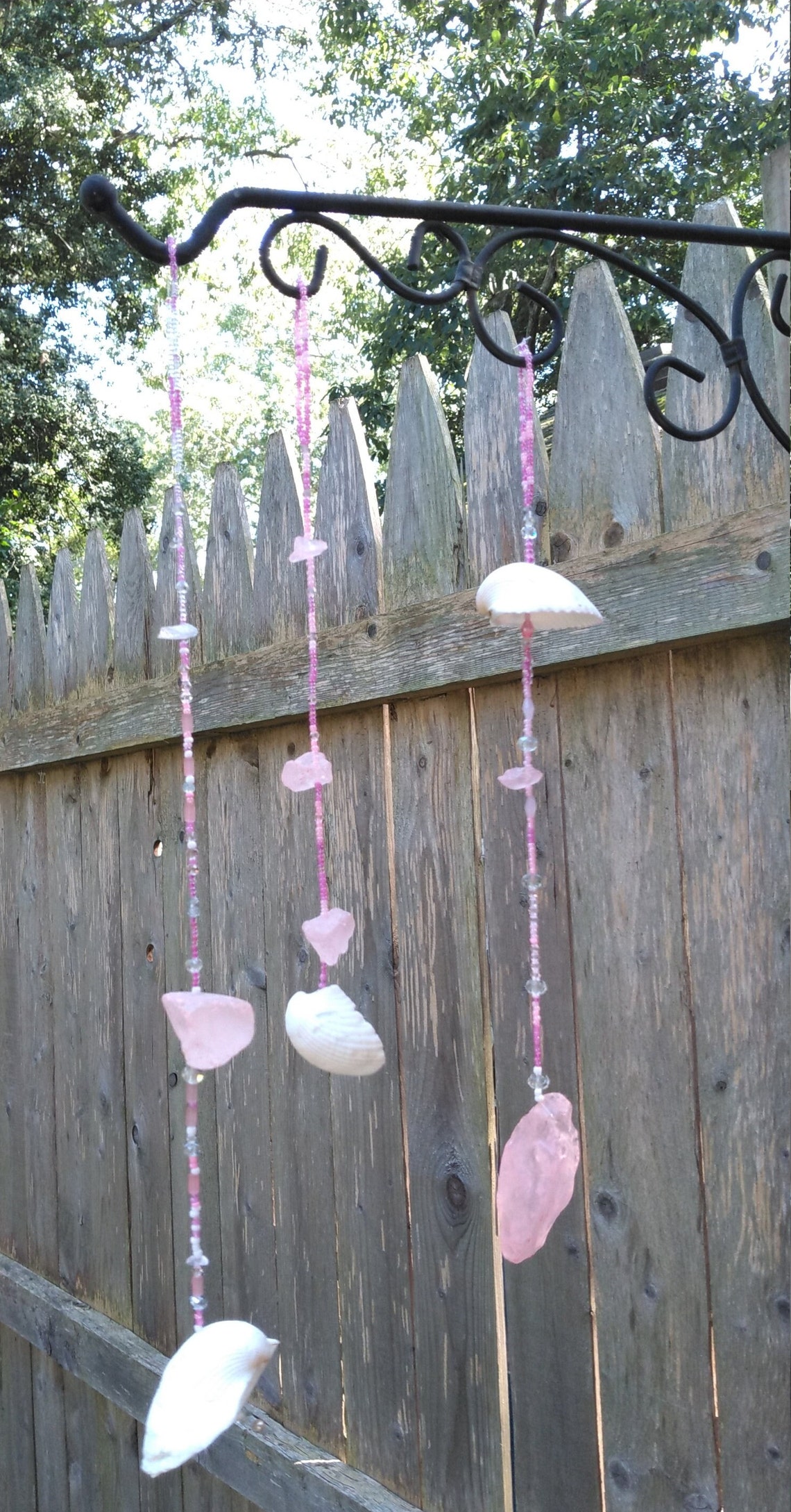 Seashell Suncatcher, Sea Glass Suncatcher,three Piece Set, Three Single ...
