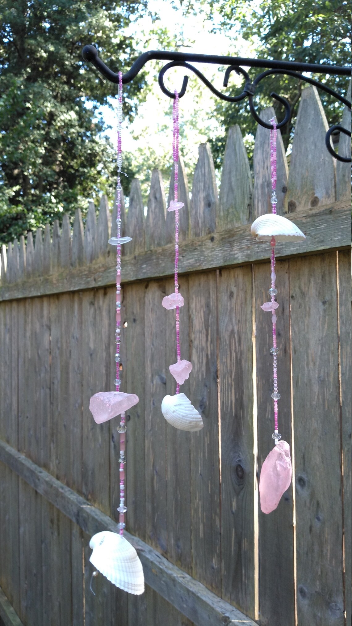 Seashell Suncatcher, Sea Glass Suncatcher,three Piece Set, Three Single ...