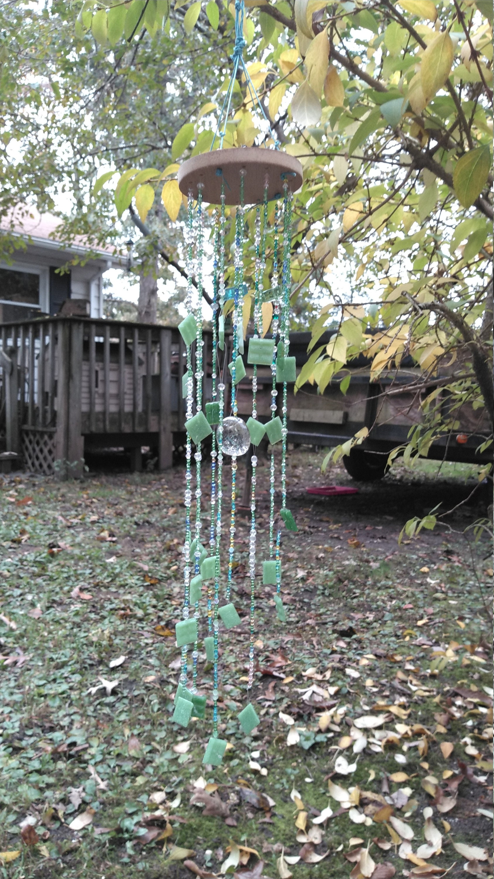 Sea Green Tiles Suncatcher,sun Catcher,window,art,yard,porch,patio ...