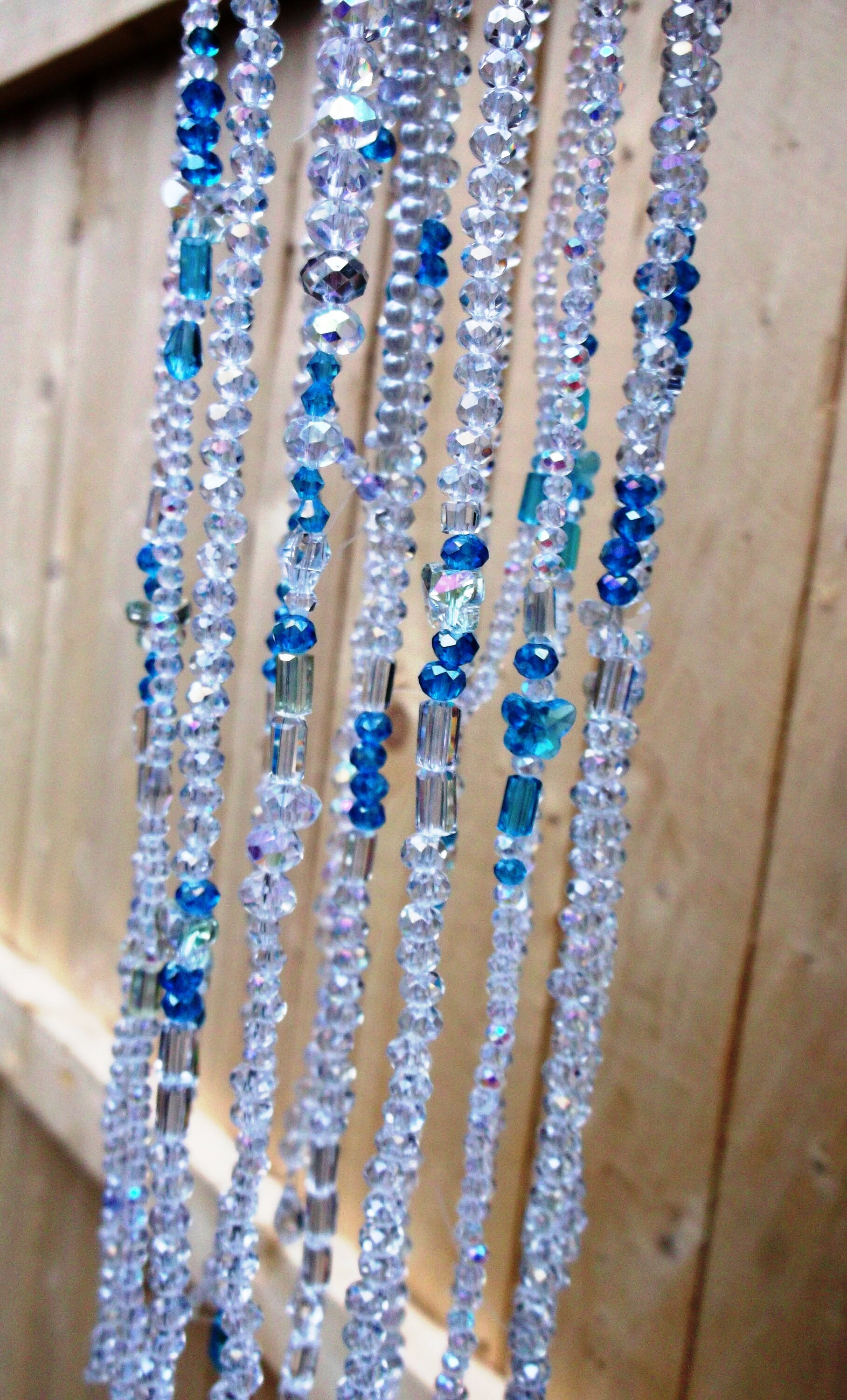 Butterfly Crystal Beaded Sun Catcher, Crystal Suncatcher,crystal ...