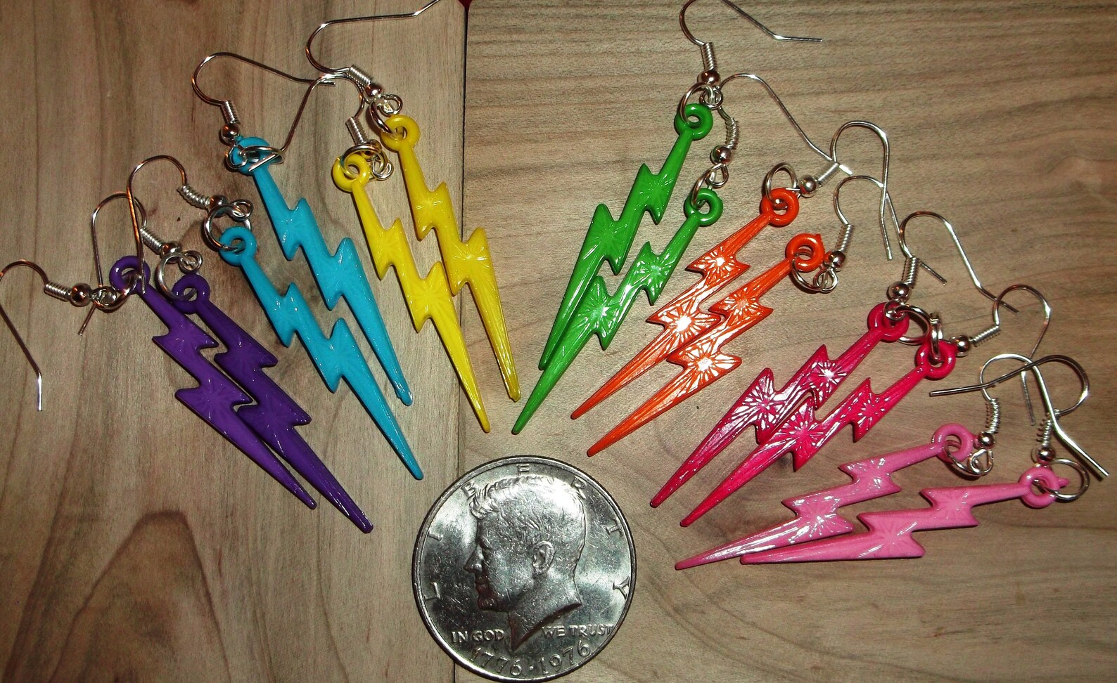 Lightning Bolt Earrings Lightning Jewelry | Etsy