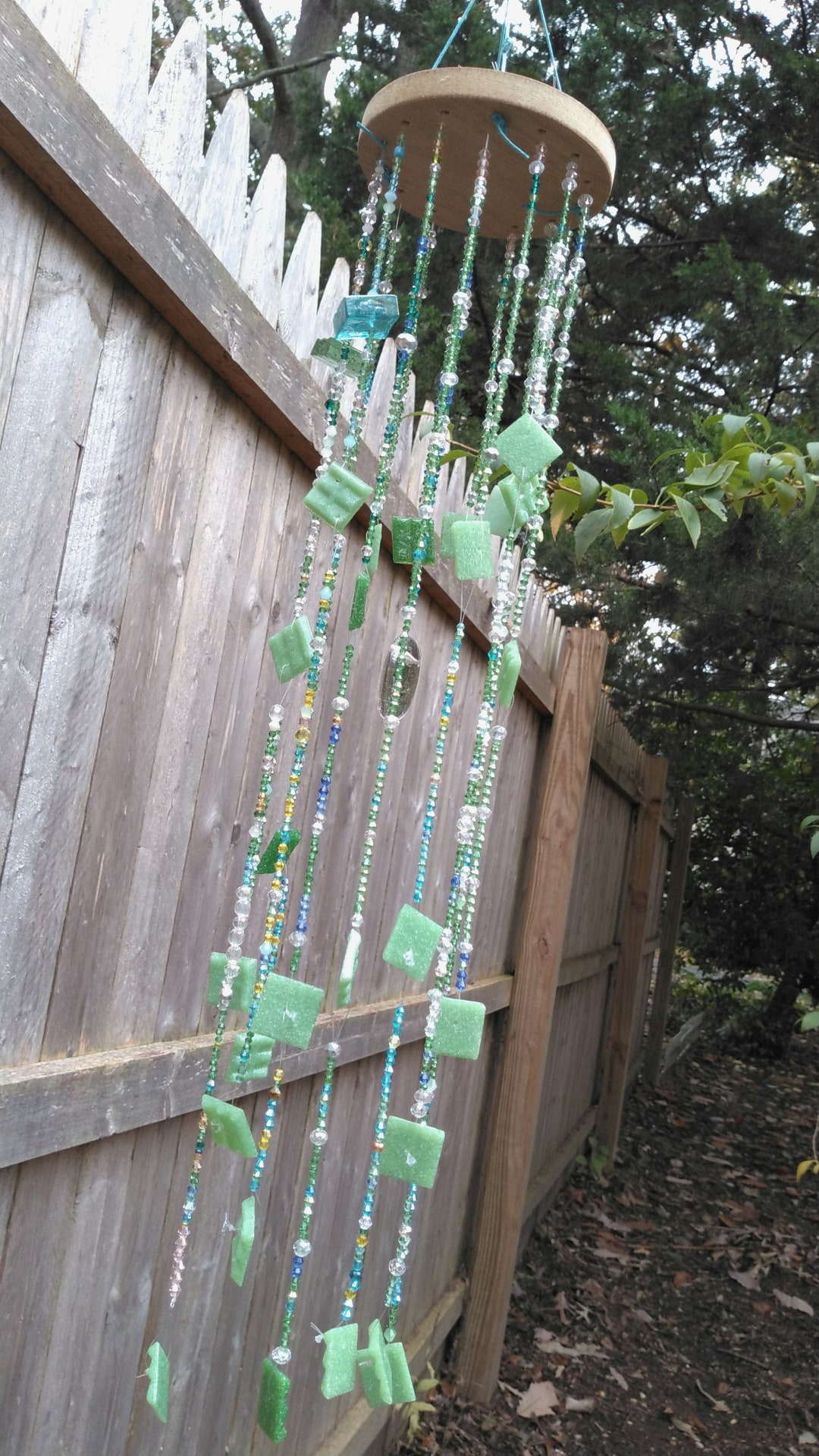 Sea Green Tiles Suncatcher,sun Catcher,window,art,yard,porch,patio ...