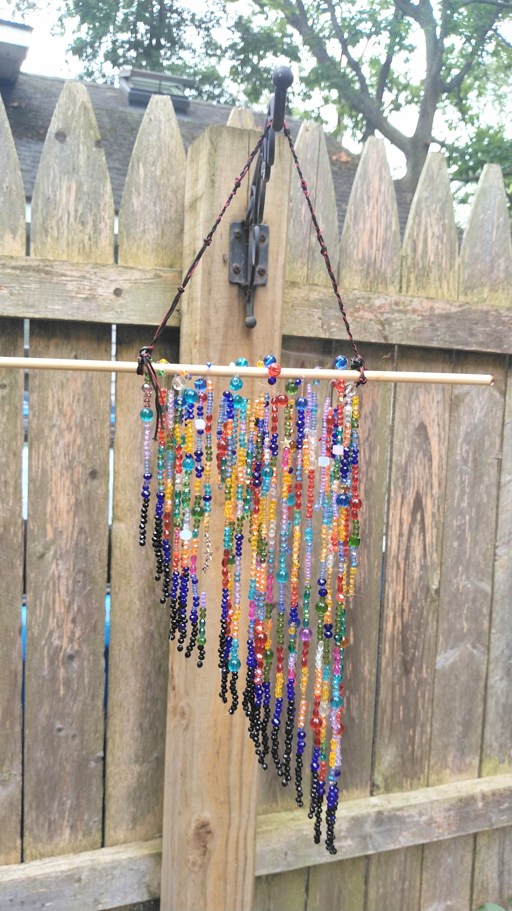 Beaded Suncatcher, Sun Catcher,sugarbearproductions, 18 Inches,colorful ...