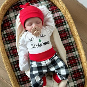 Baby Boy First Christmas Outfit Personalized, My First Christmas, My ...