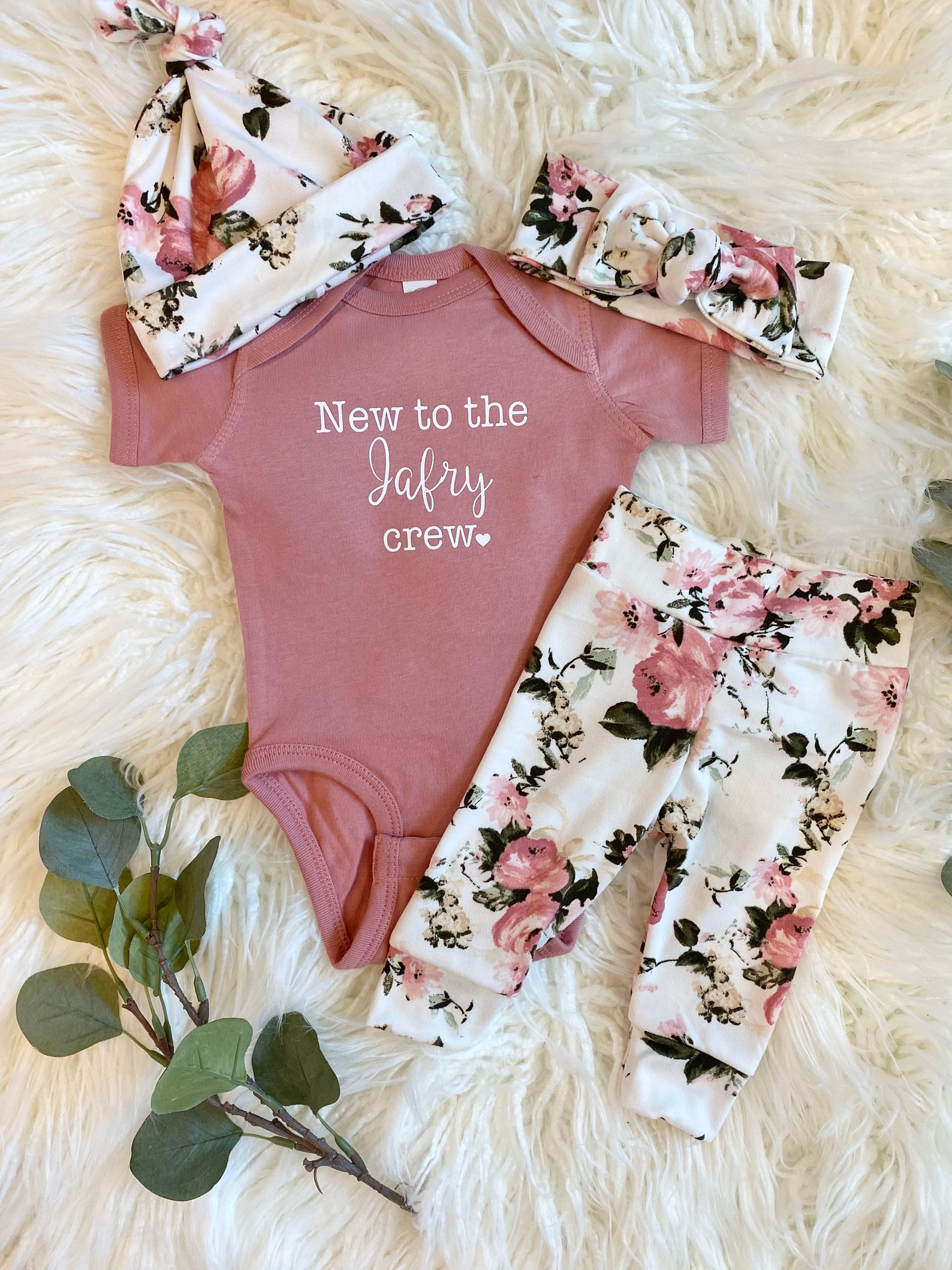 Baby Girl Coming Home Outfit, Newborn Take Home Outfit, Newborn Coming ...
