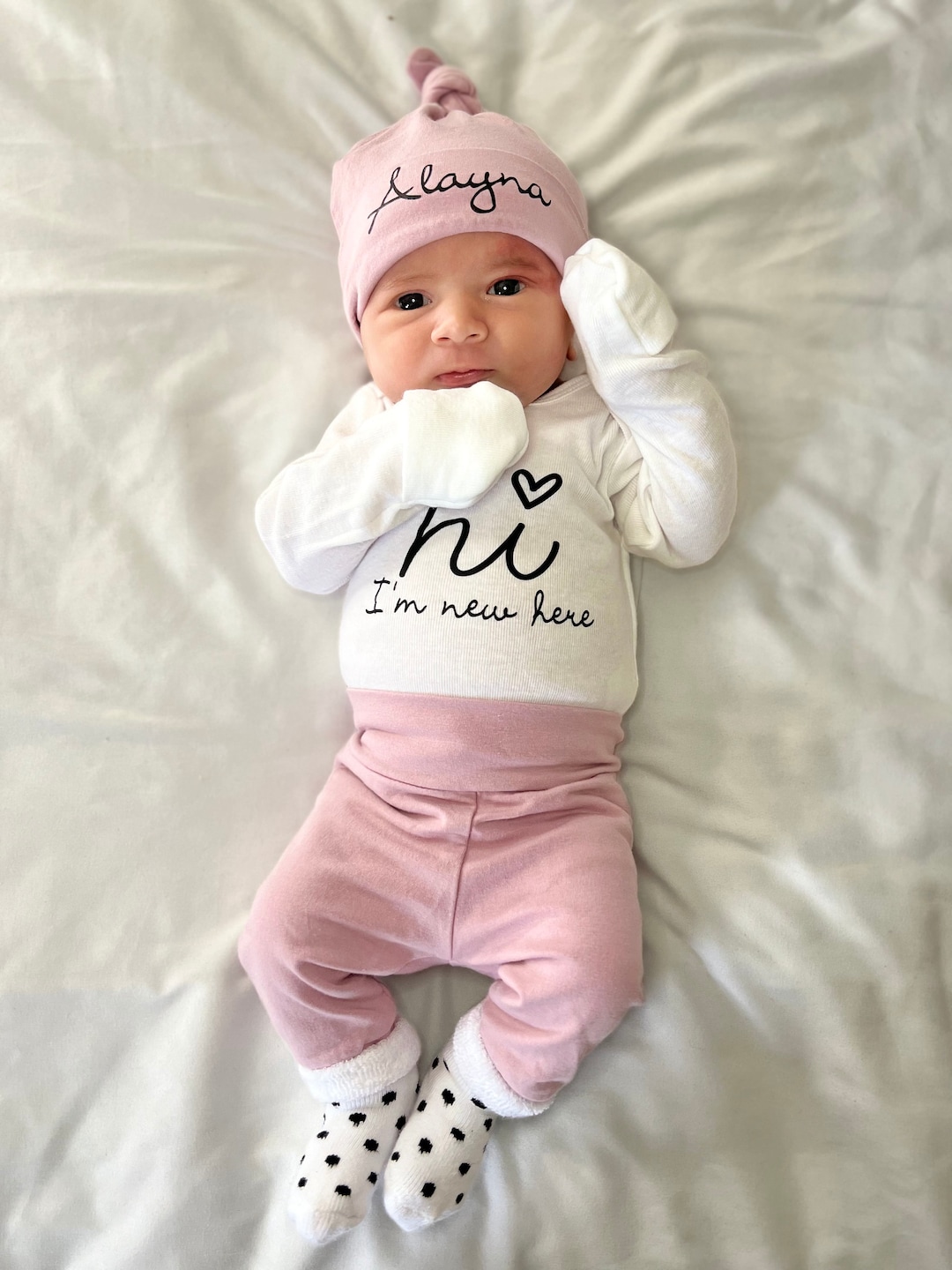 Baby Girl Coming Home Outfit Girls Go Home Outfit Newborn - Etsy