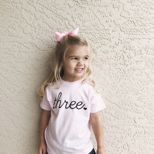 3rd Birthday Shirt, Girls 3rd Birthday Shirt, Toddler Girls Birthday Shirt - Etsy