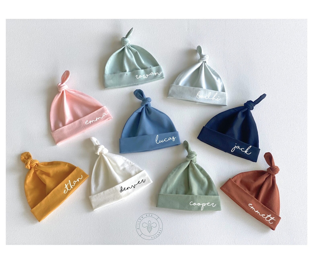 Personalized Newborn Hat, Newborn Boy Hat, Newborn Girl Hat, Newborn ...