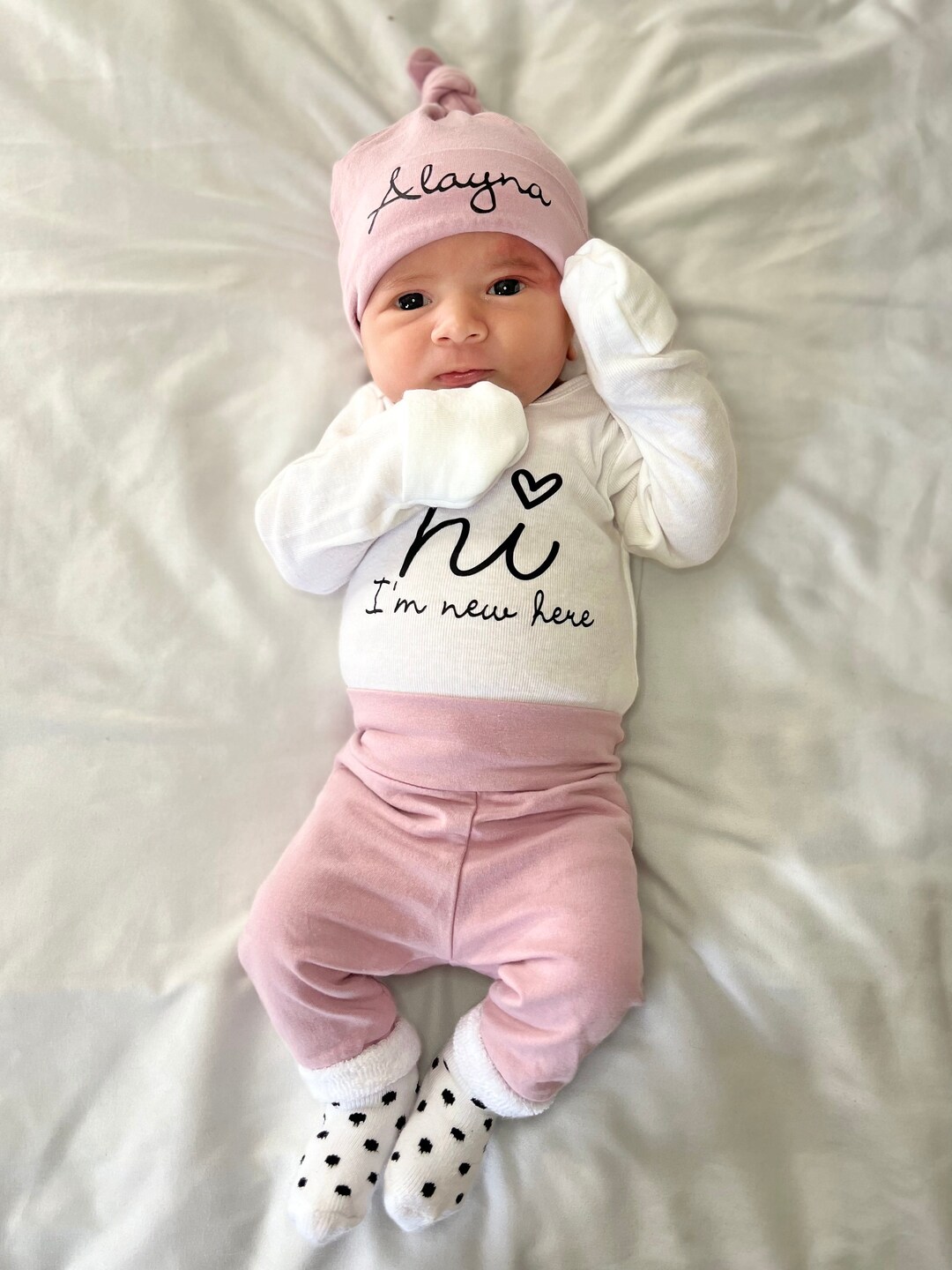 Baby Girl Coming Home Outfit Girls Go Home Outfit Newborn - Etsy