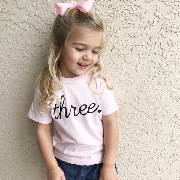 3rd Birthday Shirt - Etsy