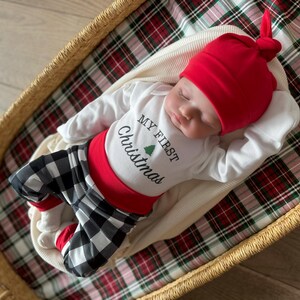 Baby Boy First Christmas Outfit Personalized, My First Christmas, My ...