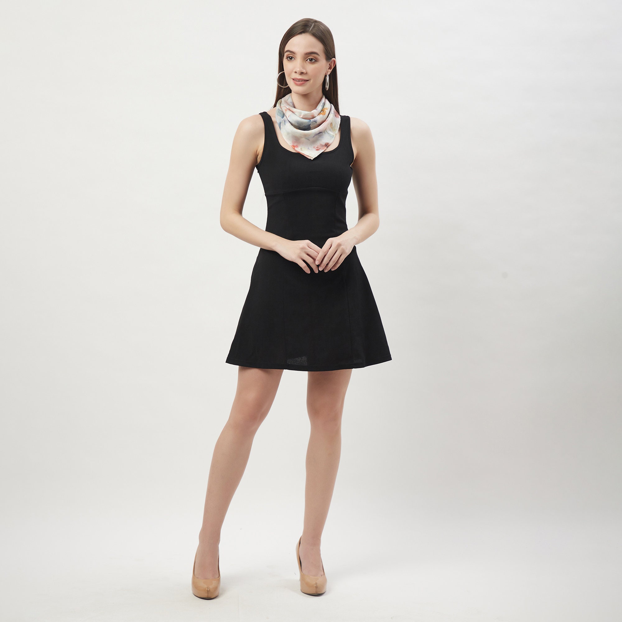 100% Silk Neckerchief Neck Scarf Bandana square scarf | Etsy