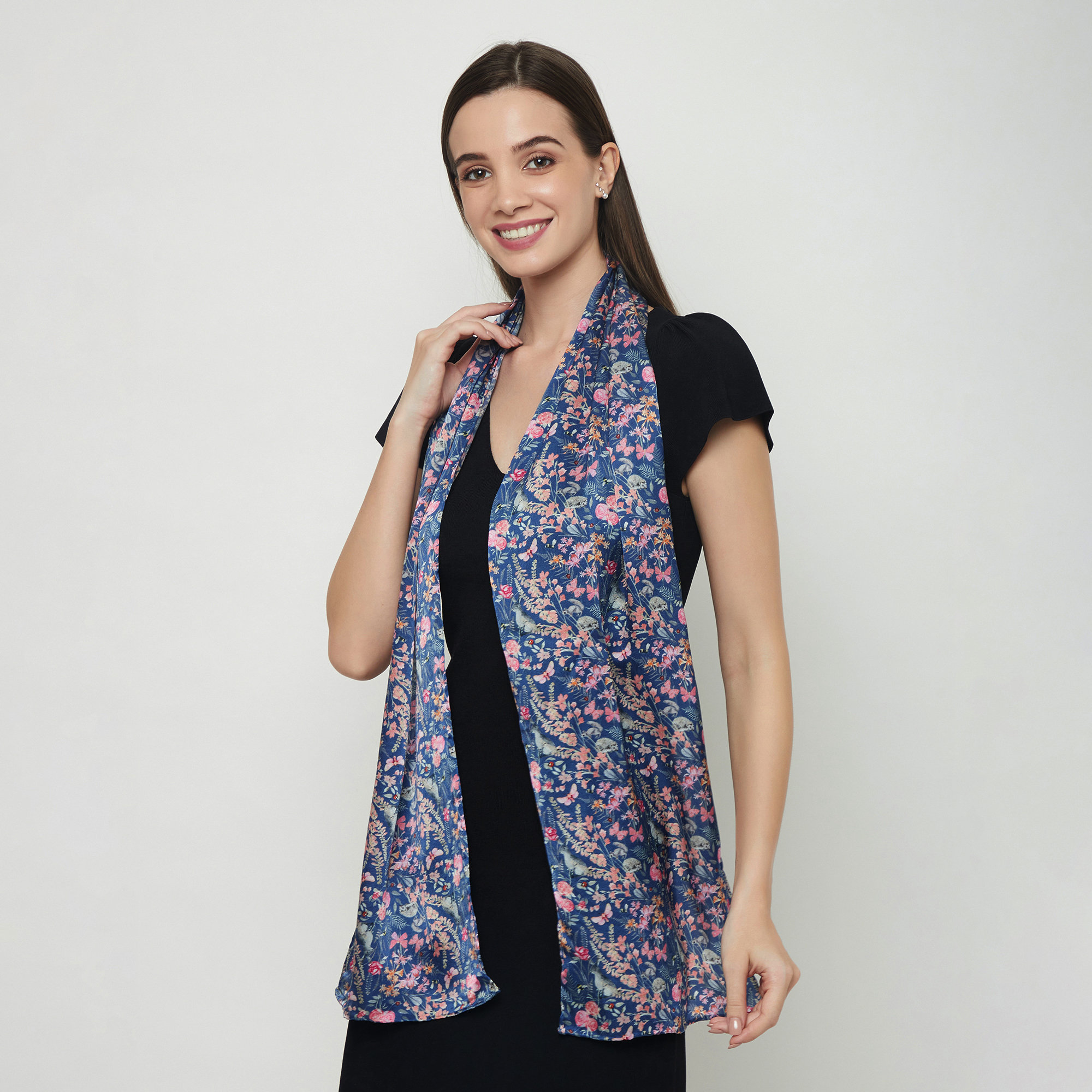 100% Silk Scarf Neck Scarf long silk scarf Scarf Women | Etsy