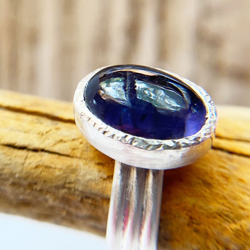 Iolite Ring - Etsy