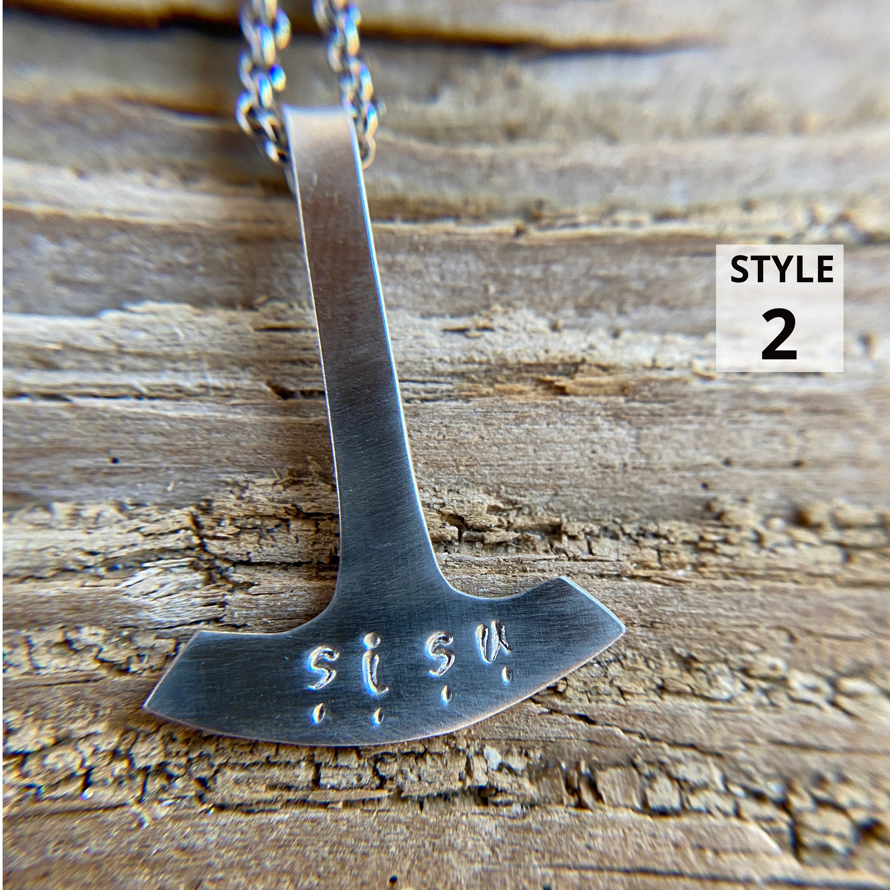 SISU Necklace Sterling Silver Ukko's Hammer Pendant Finnish Jewelry - Etsy