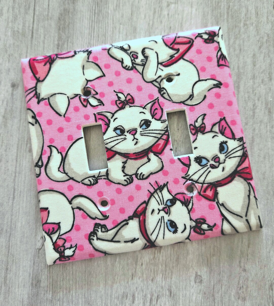 Marie White Cat Kitten Light Switch Covers Outlet Covers - Etsy