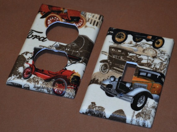Antique Cars Light Switch Covers Outlet Covers | Etsy